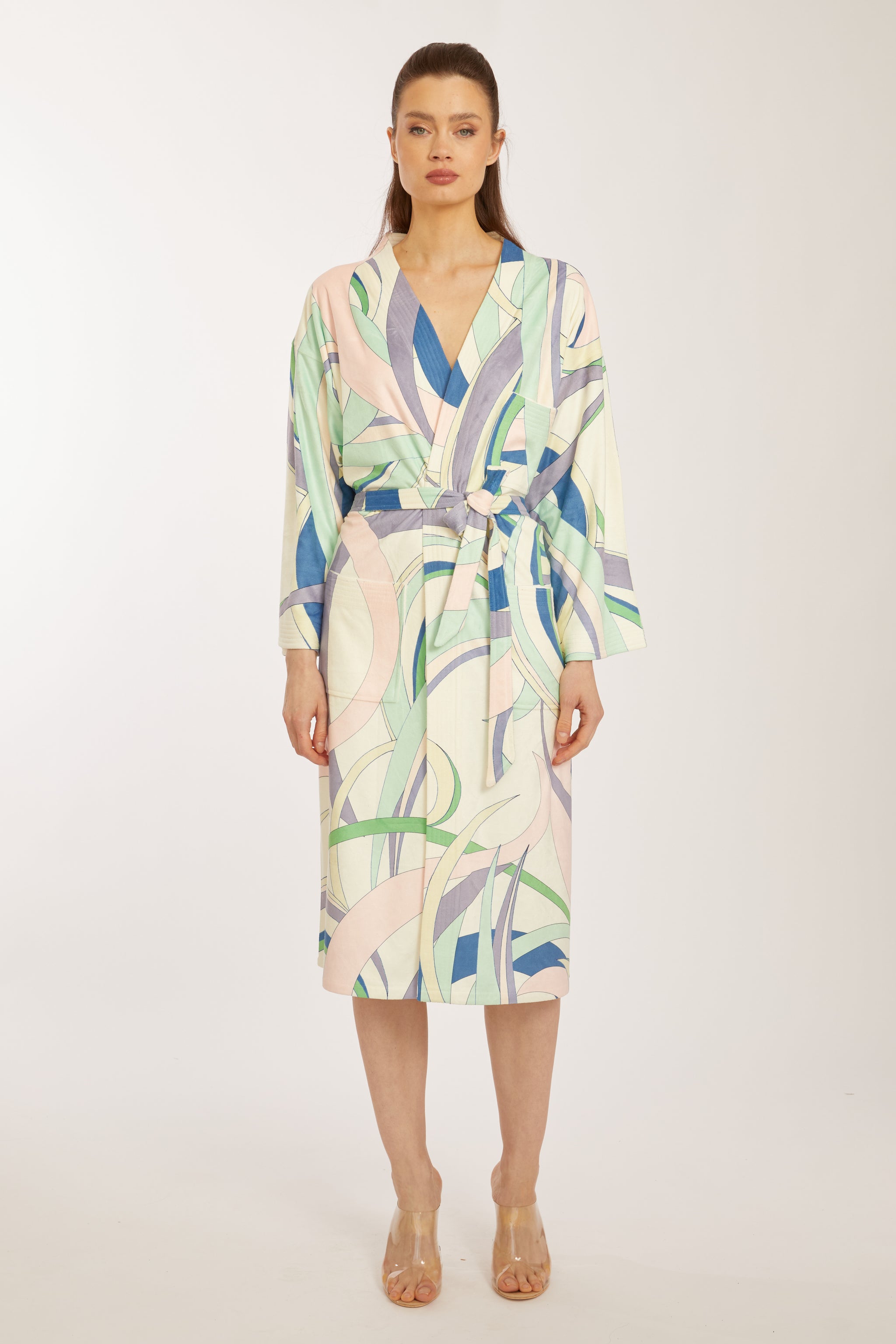 Vento di Mare Long Kimono Robe – Soft, Elegant & Lightweight