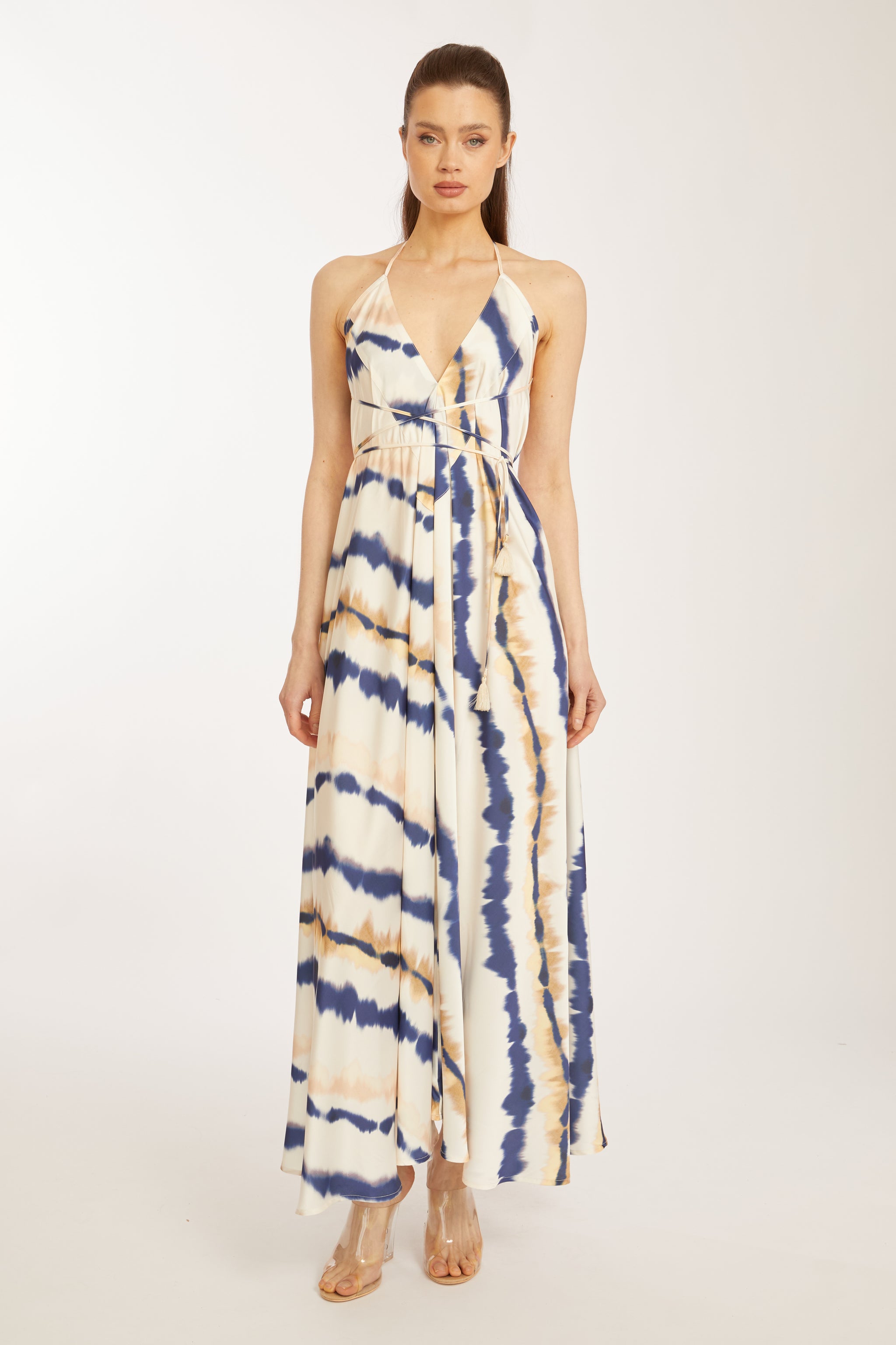 🌙 Mai Tai Infinity Dress | Tie-Dye Elegance by Wrap Up by Valerie Perez 🌿