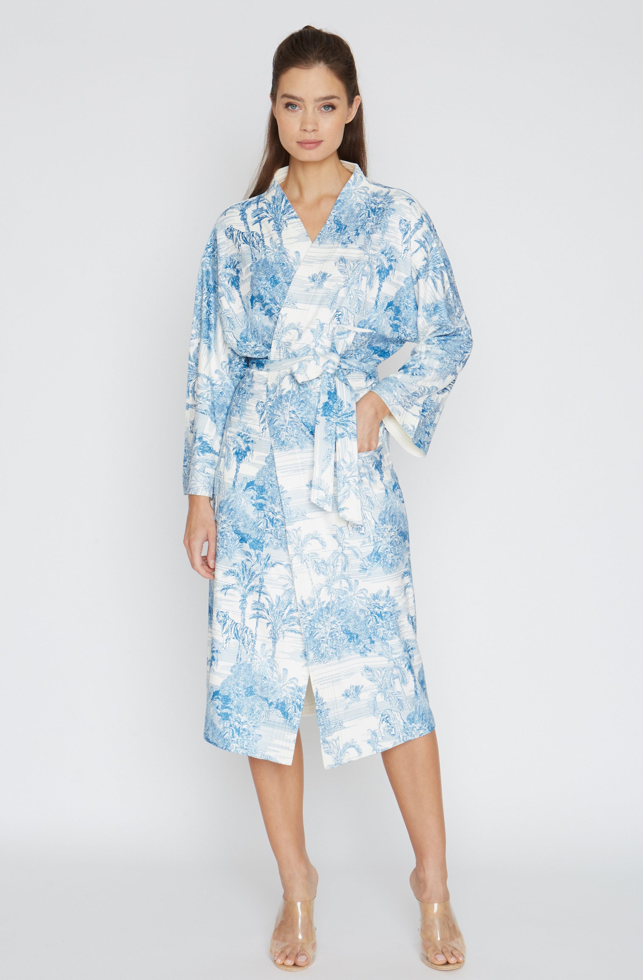 Landscape Blue Kimono